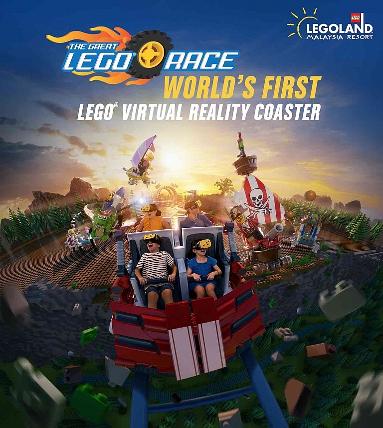 Legoland Malaysia Resort Launches The Great Lego Race VR Roller Coaster