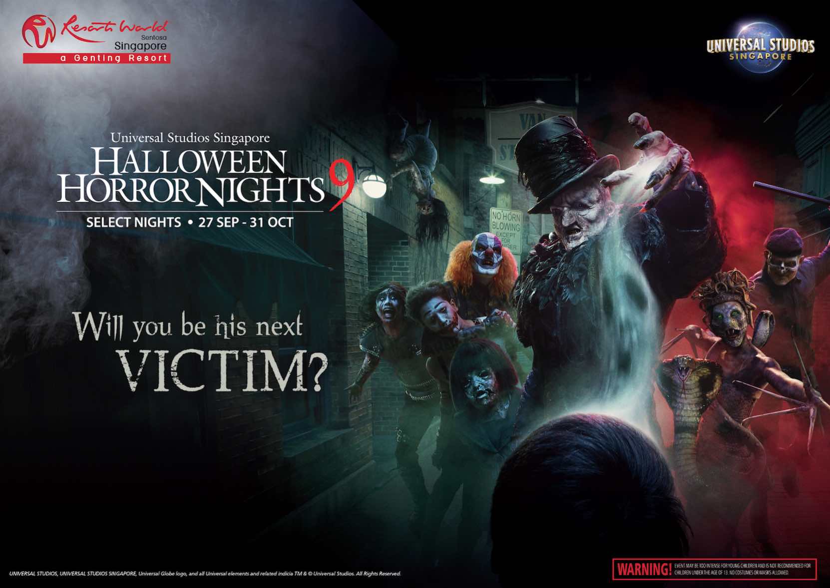 Halloween Horror Nights 9: 1st Haunted House By Thai Horror Filmmakers