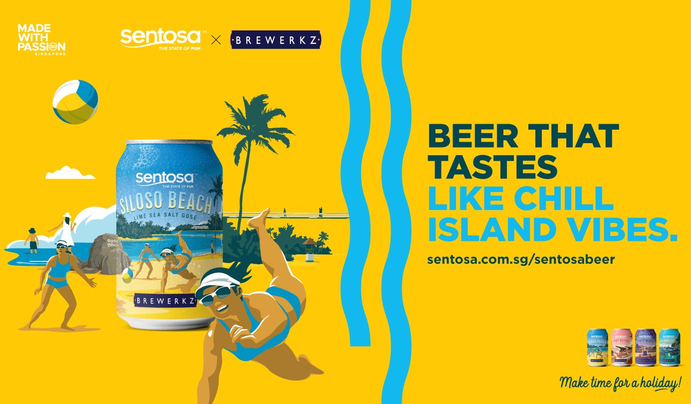 Islander Brew Singapore - Sentosa & Brewerkz Destination-inspired Beer