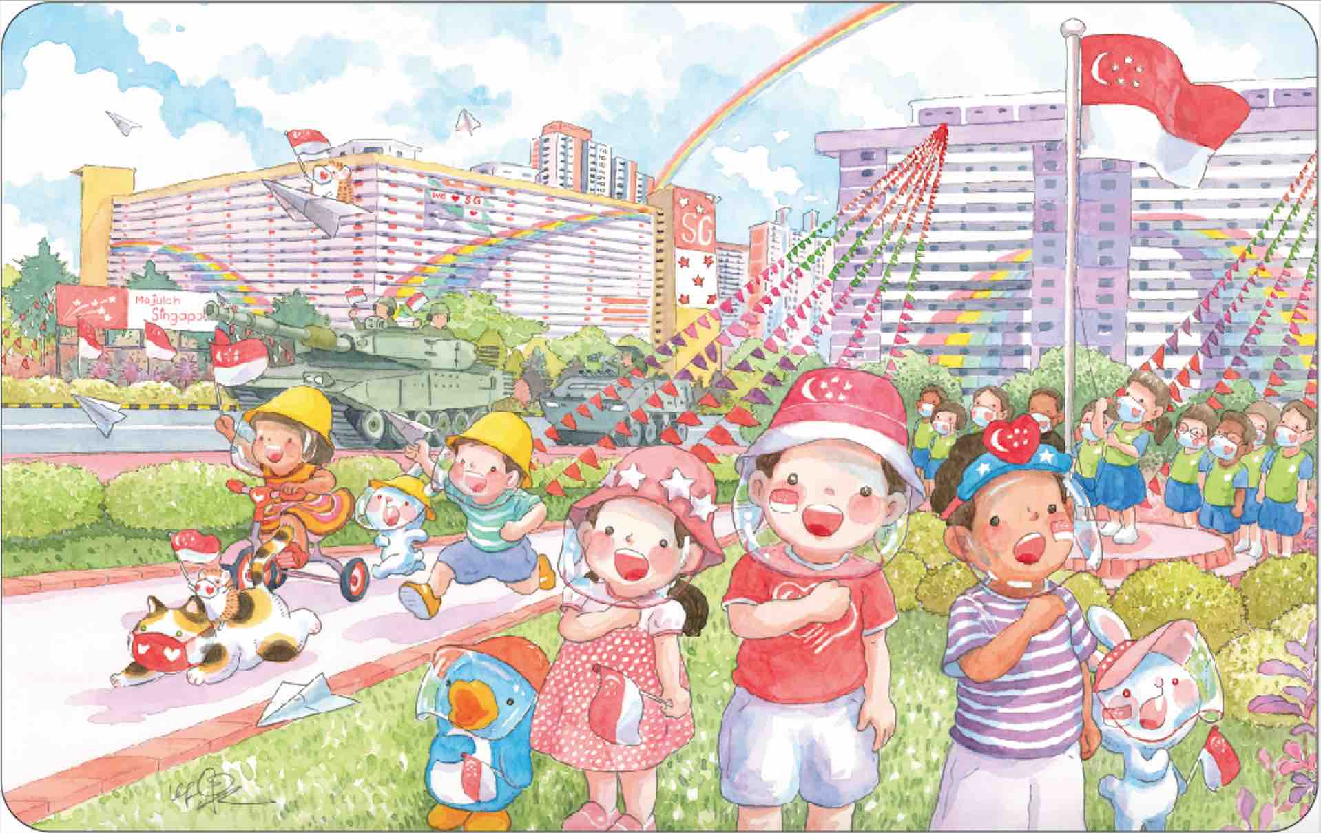 EZ-Link NDP 2021 Limited Edition Cards Showcase Local Artist Designs