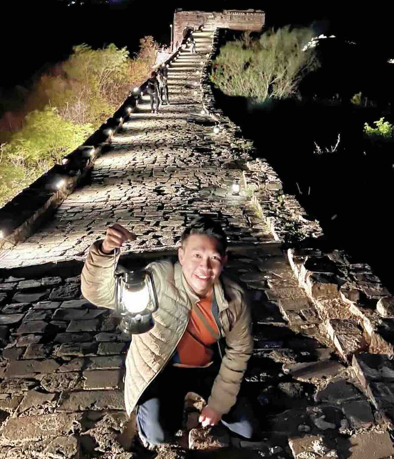 Conquering Simatai Great Wall At Night From Gubei Water Town